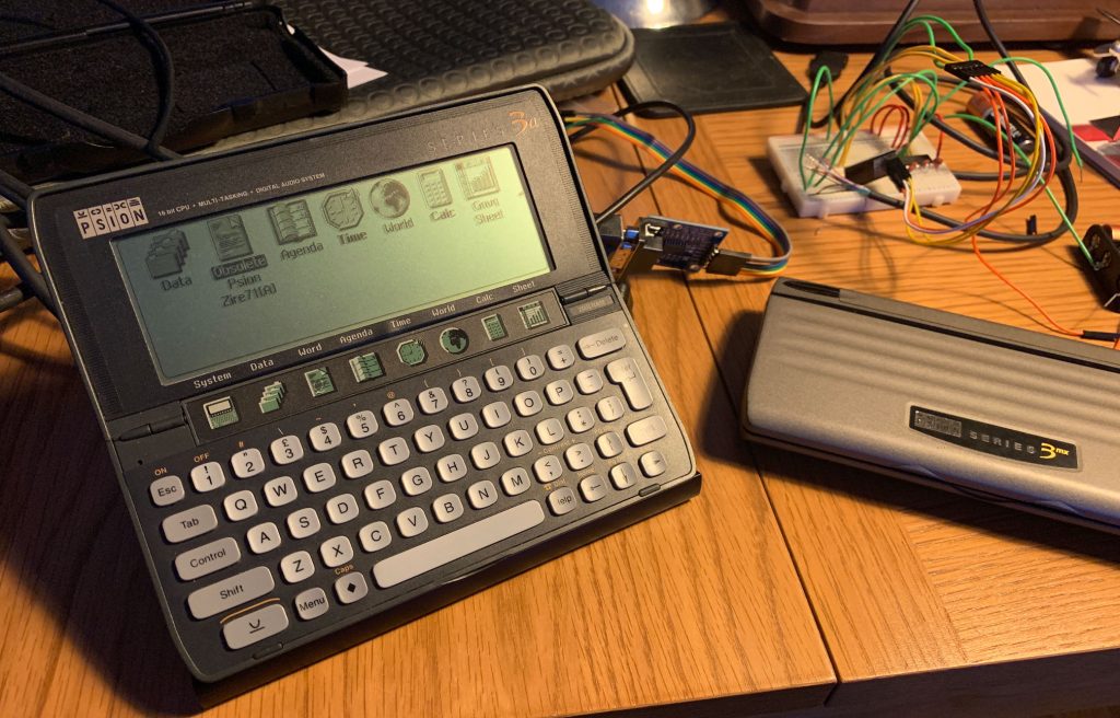 Psion Fever - Breaching a digital data island - Richard Warrender